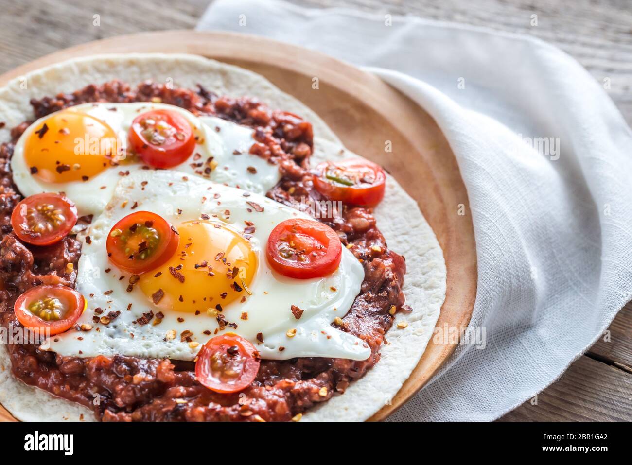 Two mexican fried eggs hi-res stock photography and images - Alamy