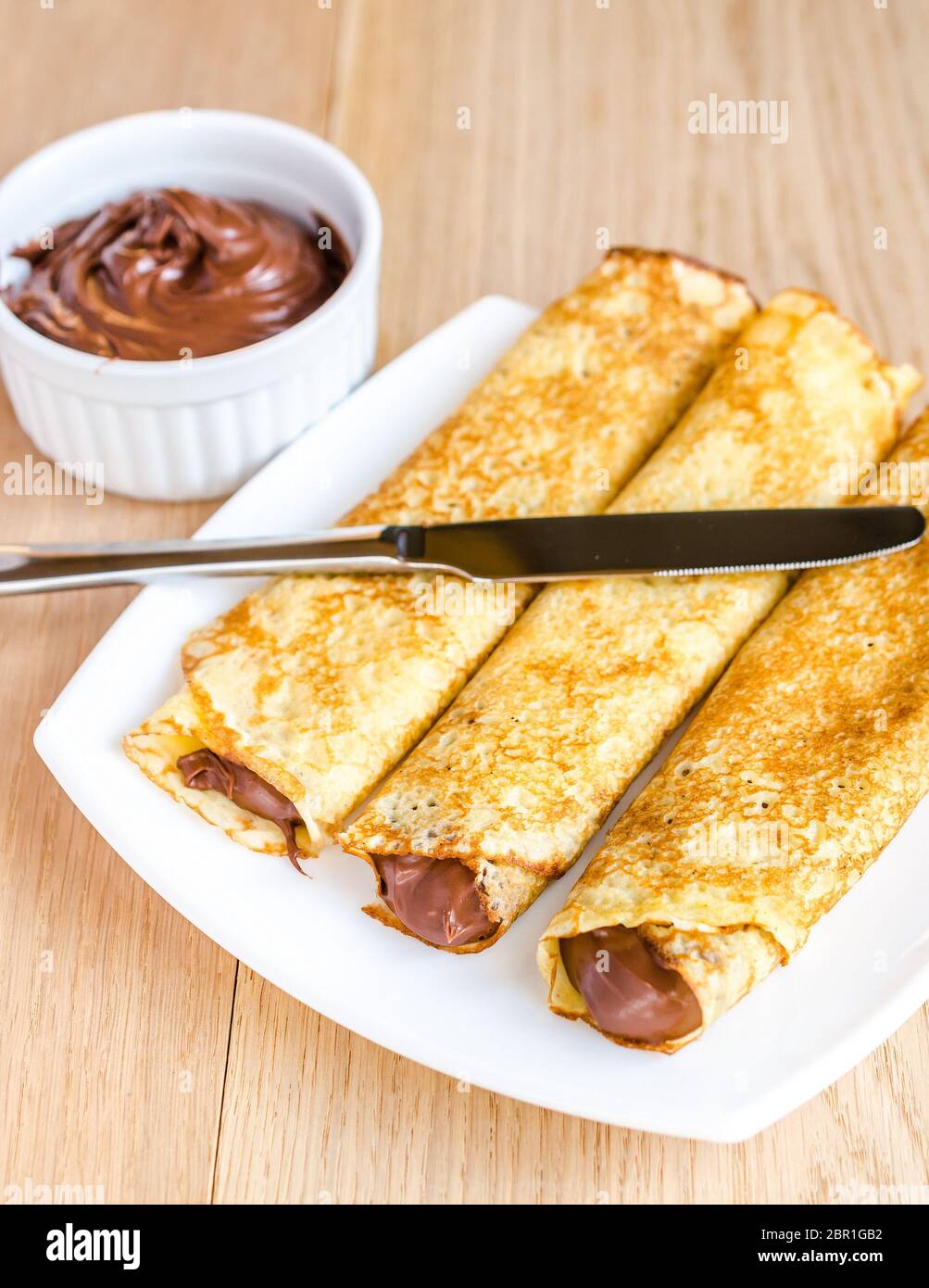 Pile of crepes Stock Photo - Alamy