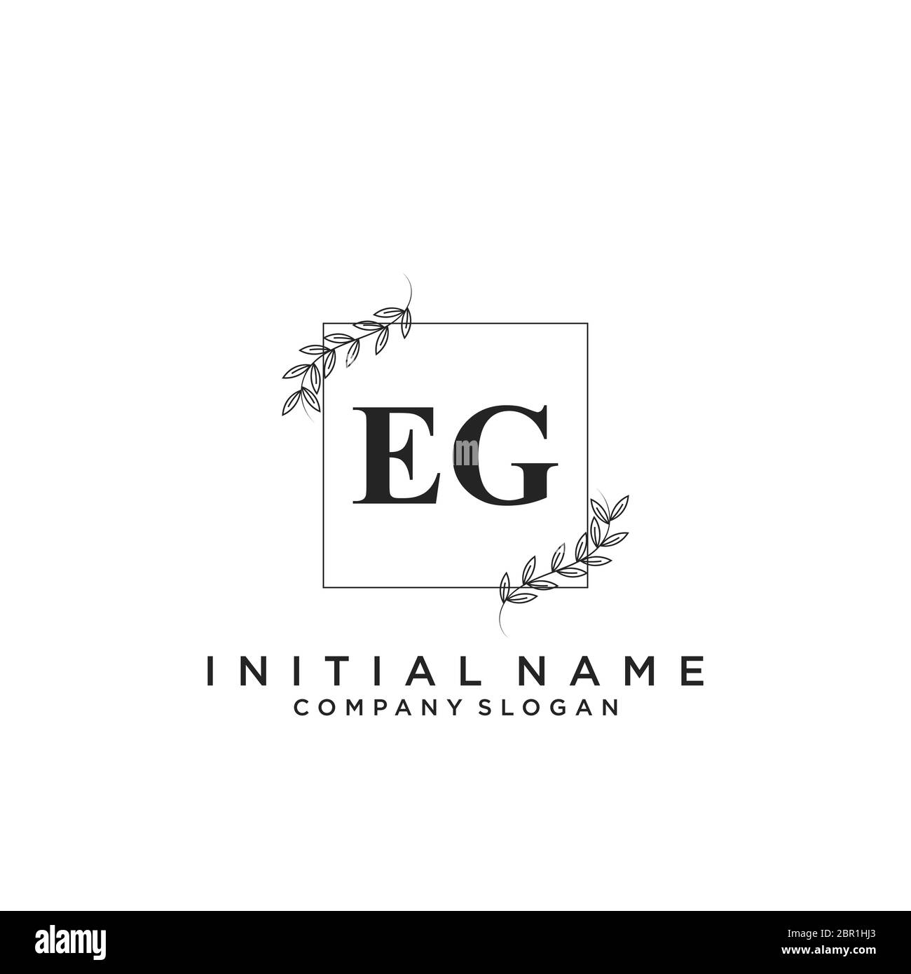 Eg initials logo Cut Out Stock Images & Pictures - Alamy
