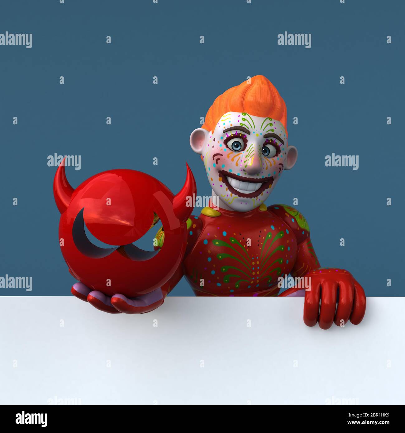 Mexican hero - 3D Illustration Stock Photo - Alamy