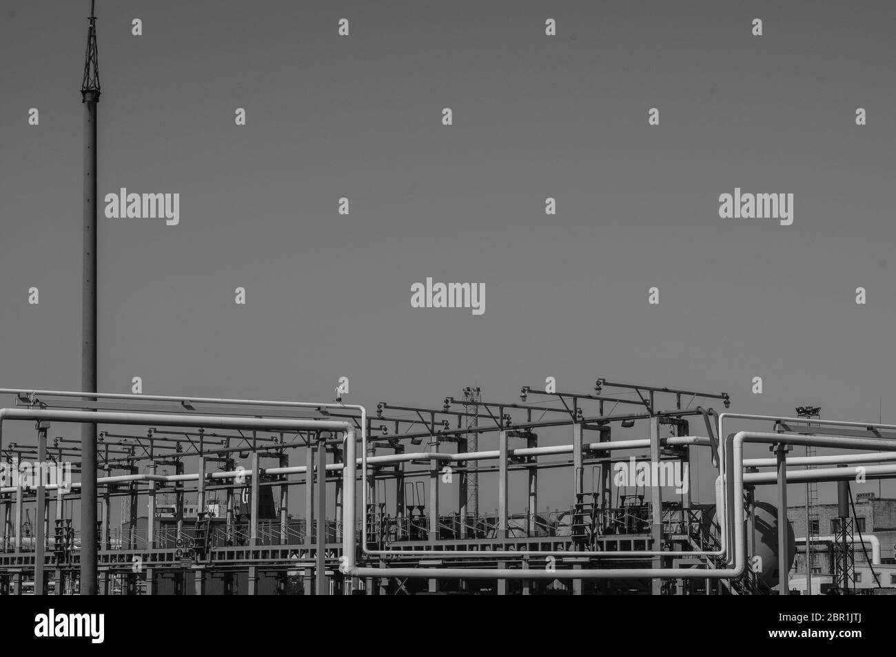Close up view gas tank Black and White Stock Photos & Images - Alamy