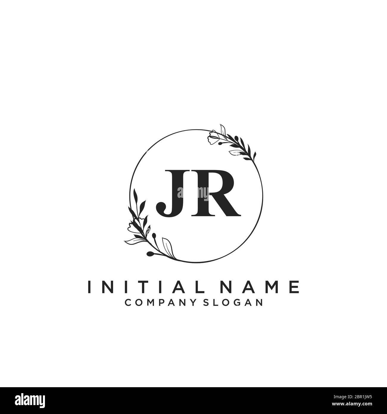Initial letter jr hi-res stock photography and images - Alamy