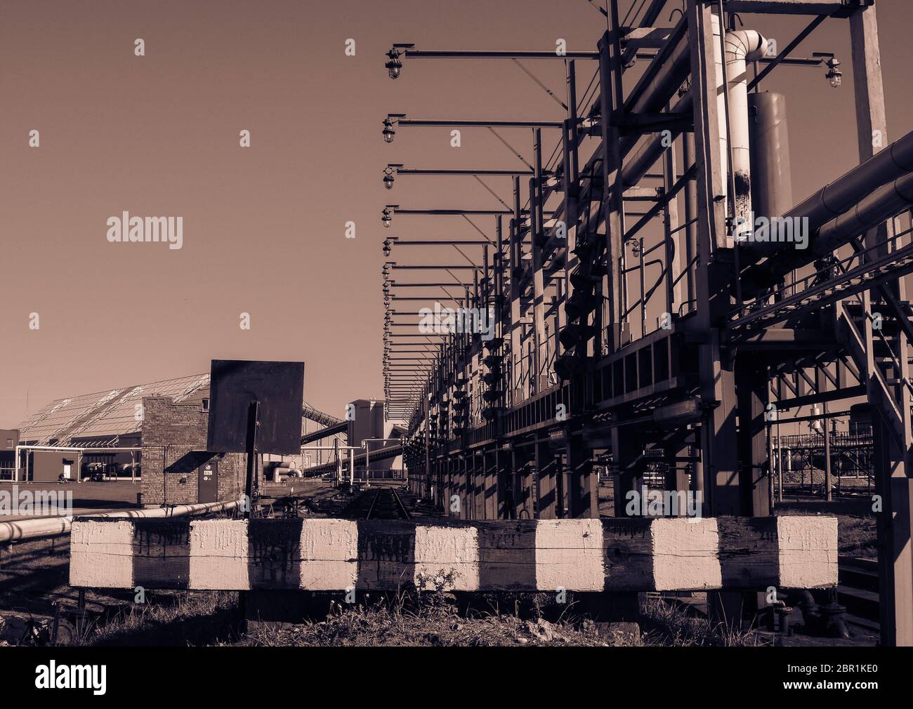 Close up industrial view,A equipment of oil refining,Oil and gas ...