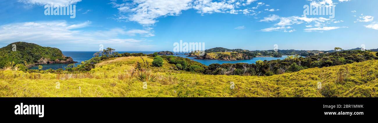 Walkway to Tutukaka Lighthouse, North Island, New Zealand Stock Photo ...