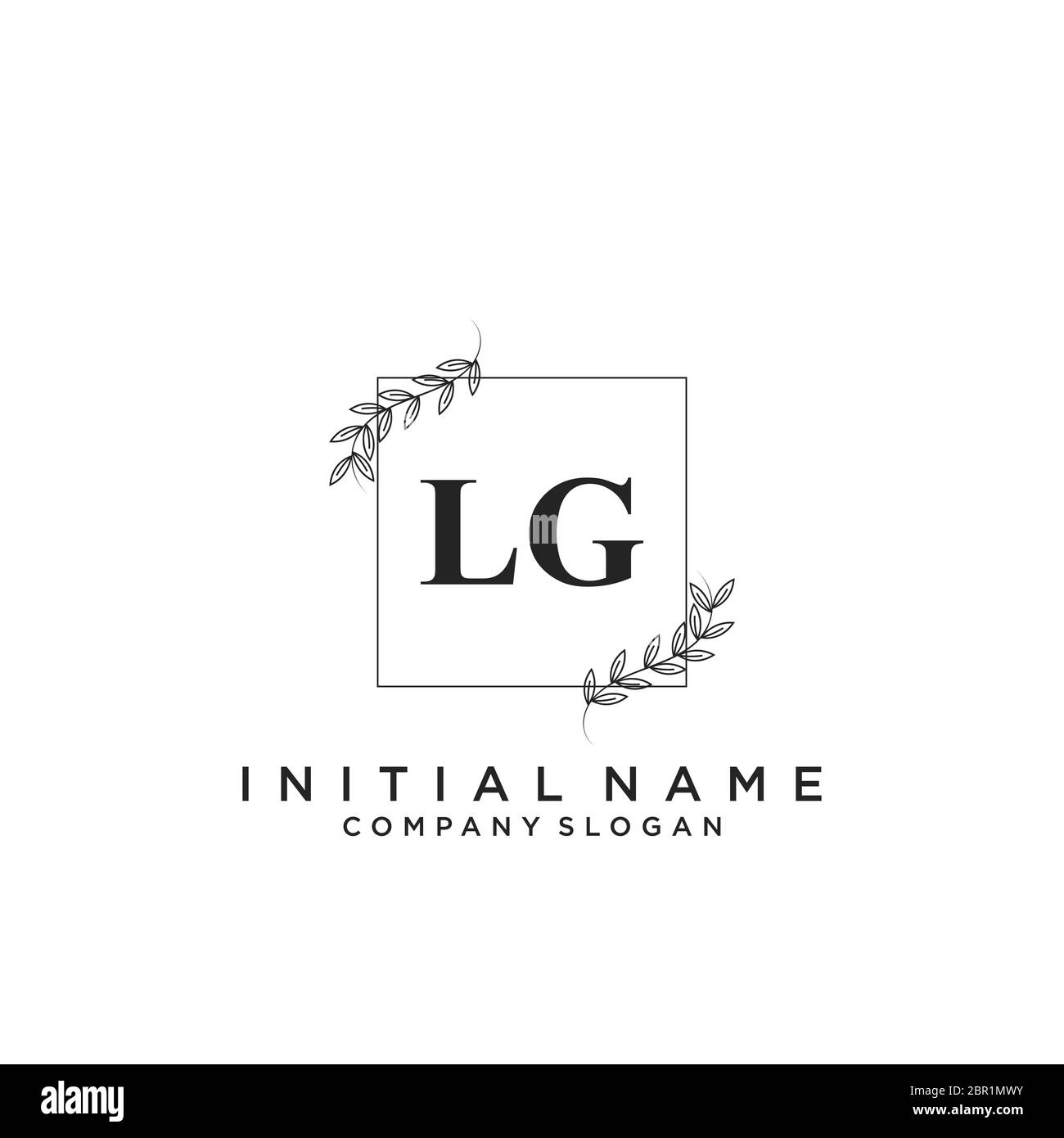 Lg initials logo Stock Vector Images - Alamy