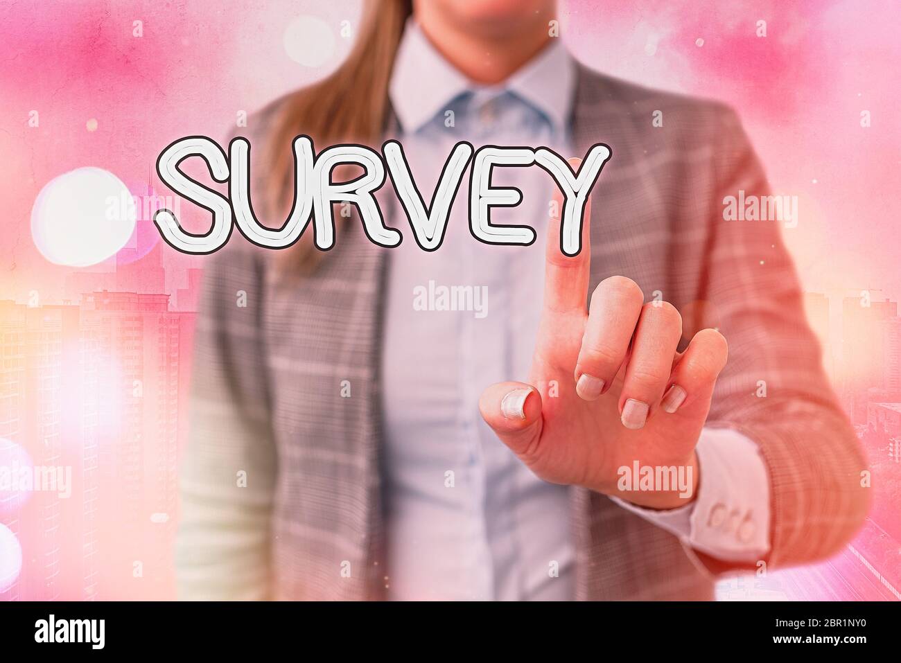 Handwriting text writing Survey. Conceptual photo research method used ...