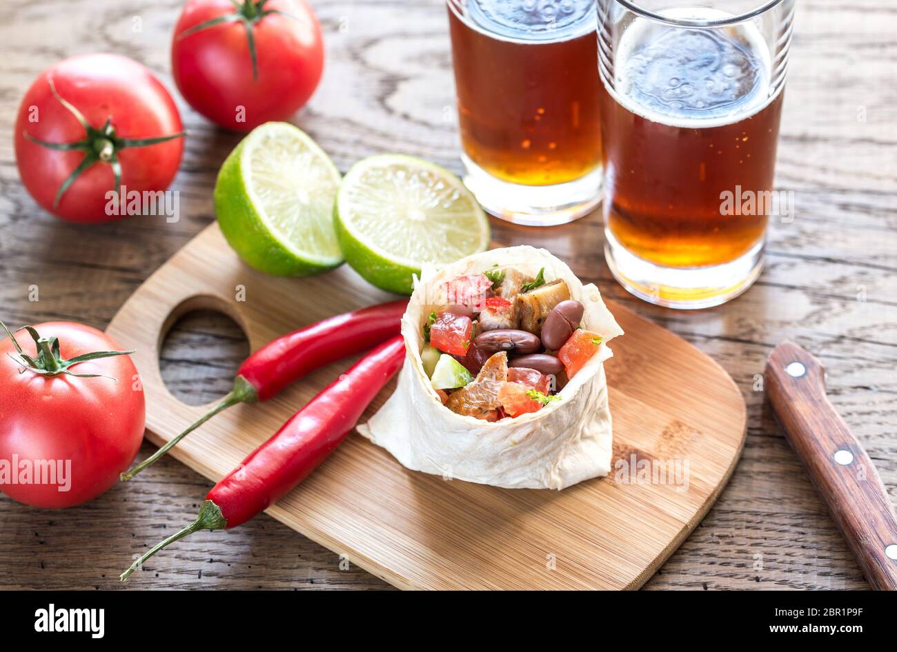 Burrito beer hi-res stock photography and images - Alamy