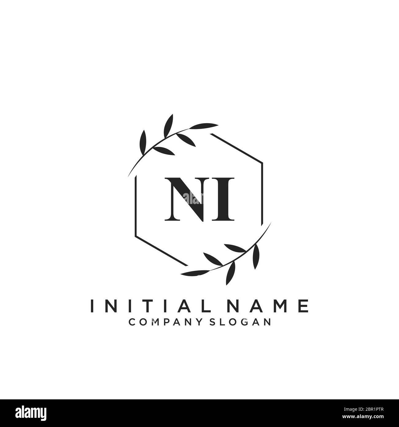 Ni Letter Logo High Resolution Stock Photography and Images - Alamy