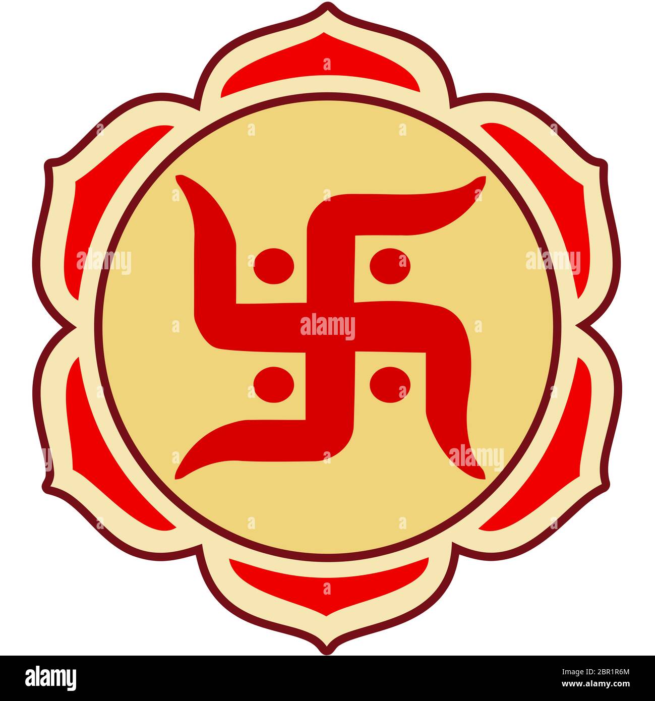 Swastik Red Indian Spiritual Hinduism Swastik Indian, , 49% OFF