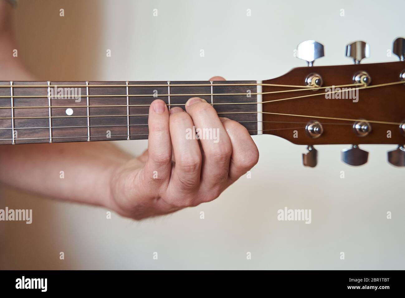 A Minor Chord Acoustic Guitar