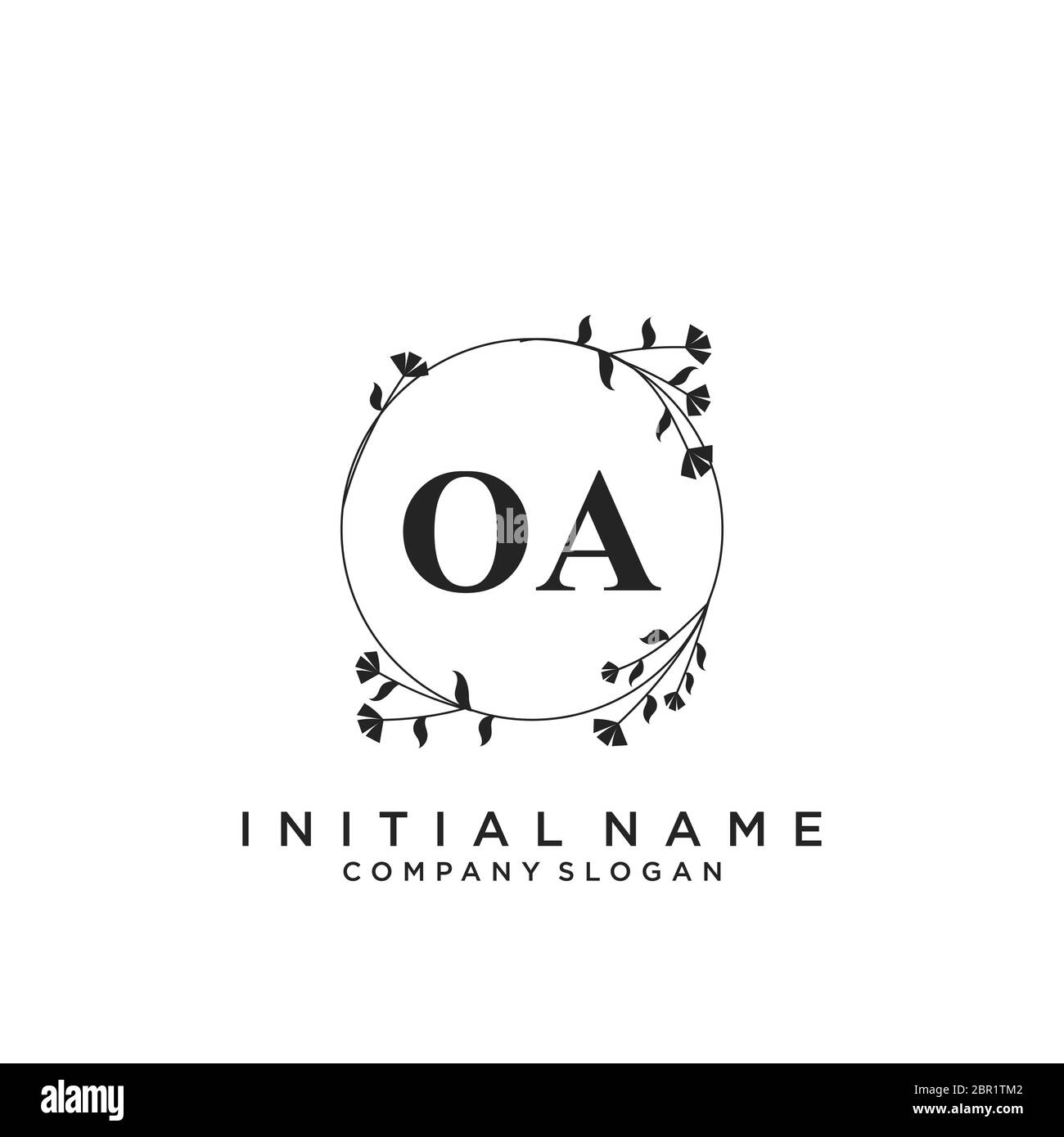 Oa initials logo hi-res stock photography and images - Alamy