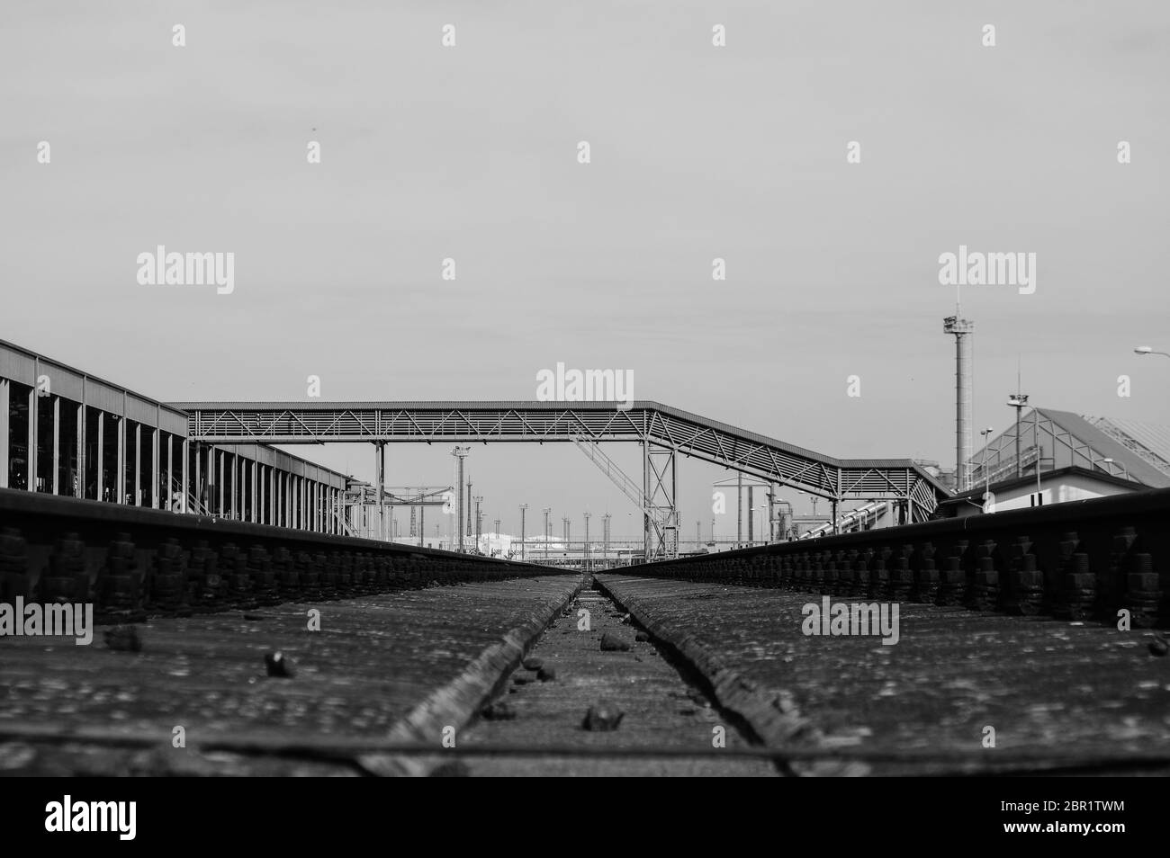 Heavy rail route Black and White Stock Photos & Images - Alamy