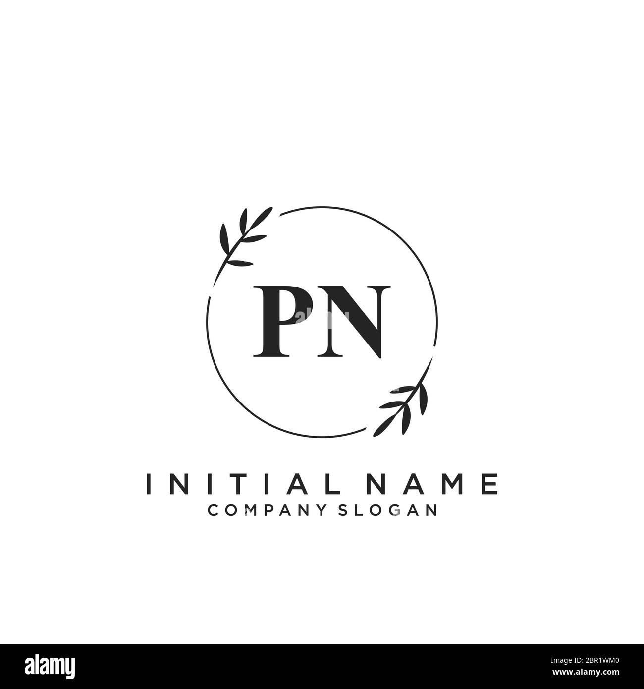 Initials pn Stock Vector Images - Alamy