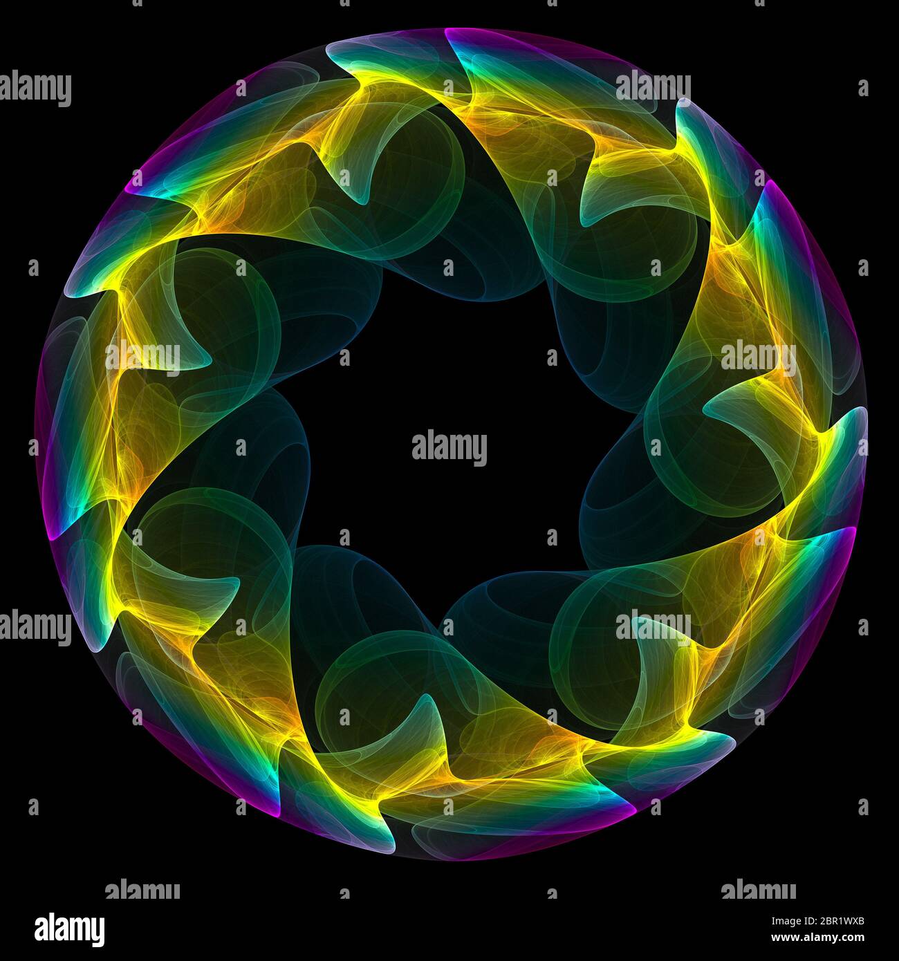 mandala type colorful symbol, intricate details Stock Photo - Alamy
