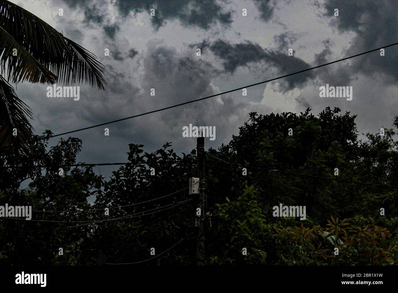 India. 20th May, 2020. Super cyclone Amphan storm around today's ...