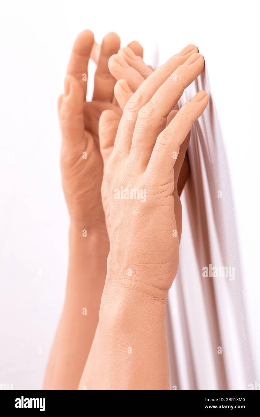 group silicone prosthesis hands, medicine pink implants for person ...