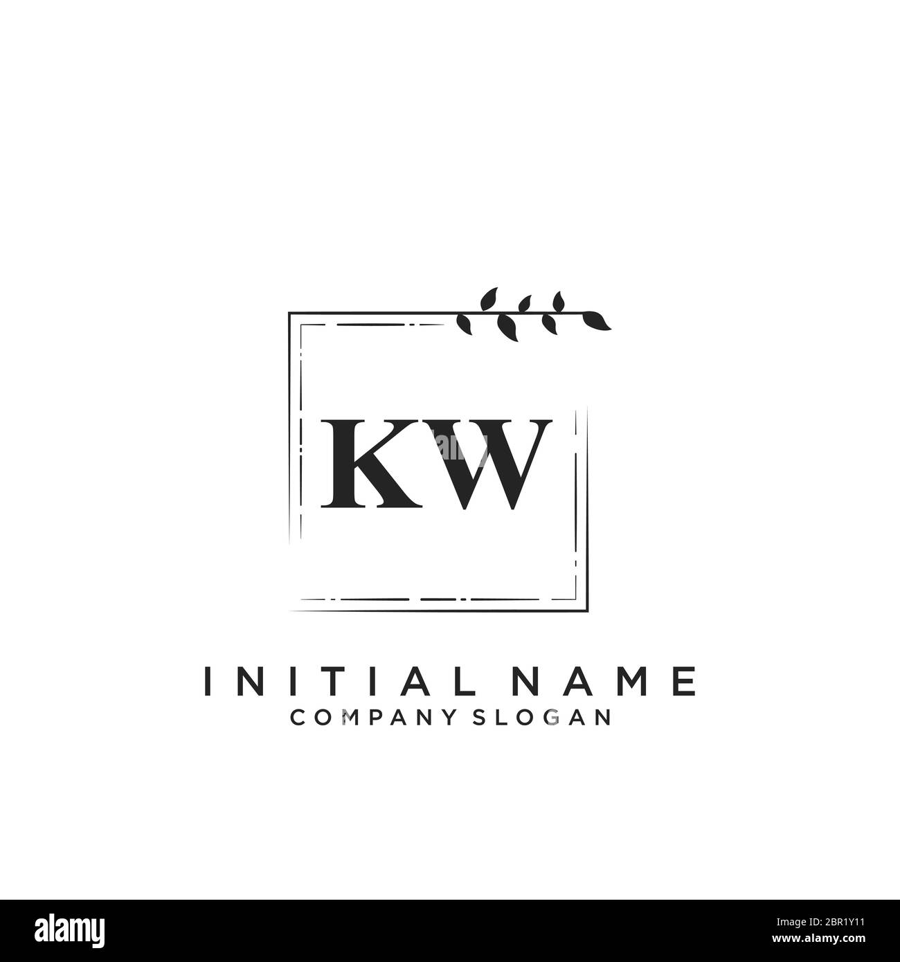 Kw Logo Vector Vectors High Resolution Stock Photography and Images - Alamy