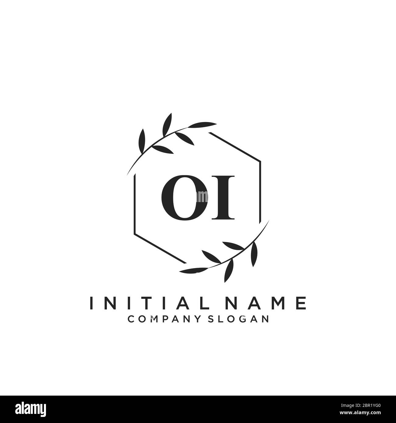 Oi letter logo Stock Vector Images - Alamy