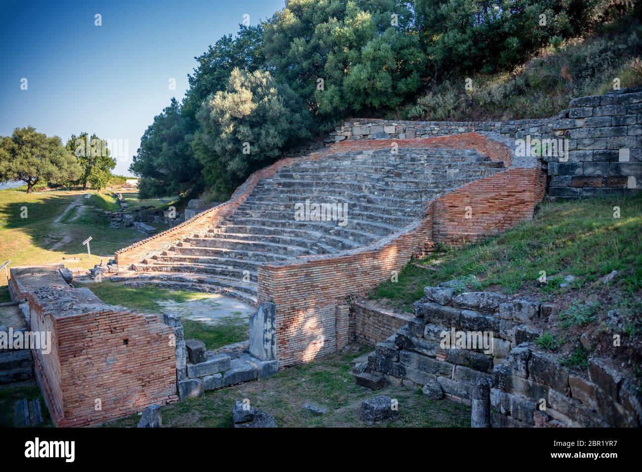 ruins of ancient Greek city of Apollonia (Illyria Stock Photo - Alamy
