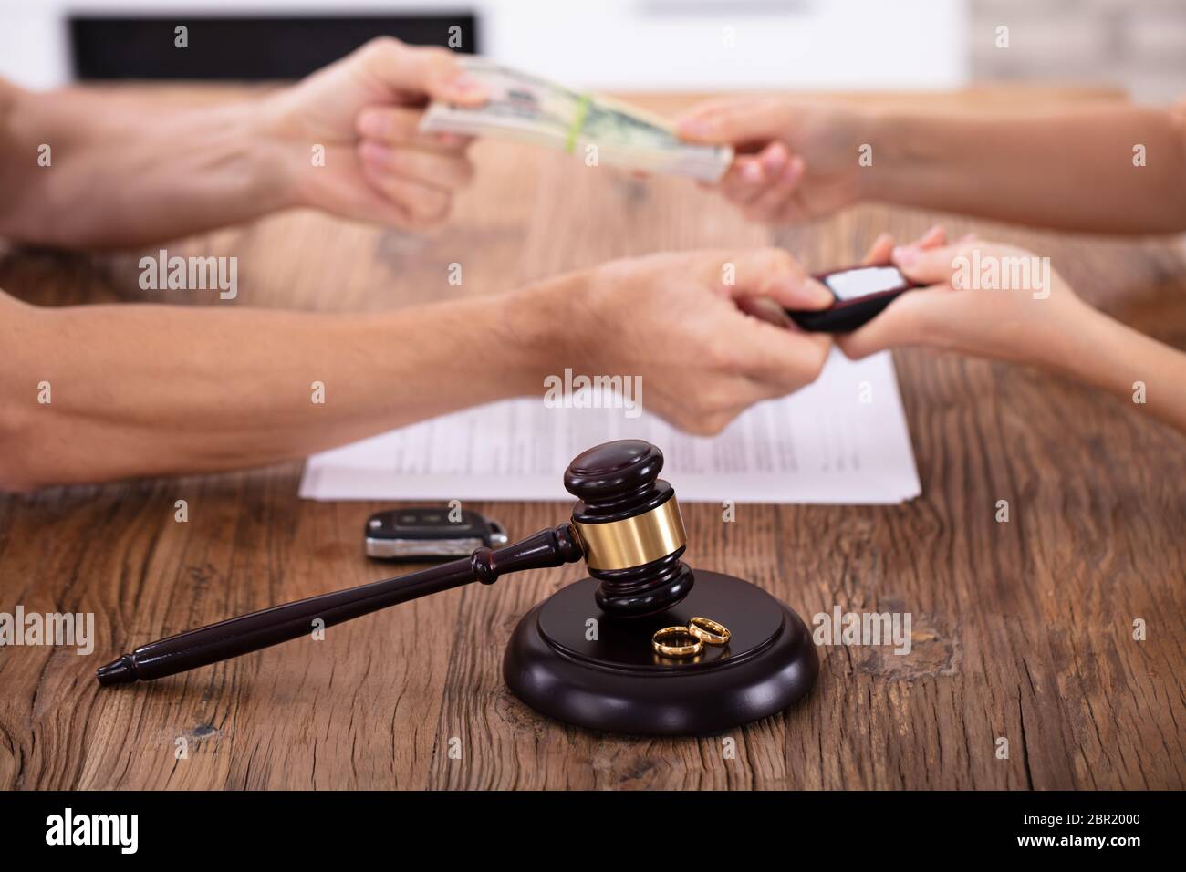 Two people fighting over money hi-res stock photography and images - Alamy