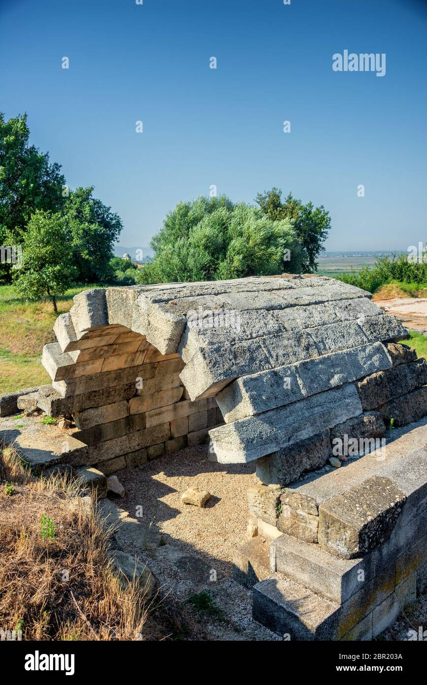 ruins of ancient Greek city of Apollonia (Illyria Stock Photo - Alamy