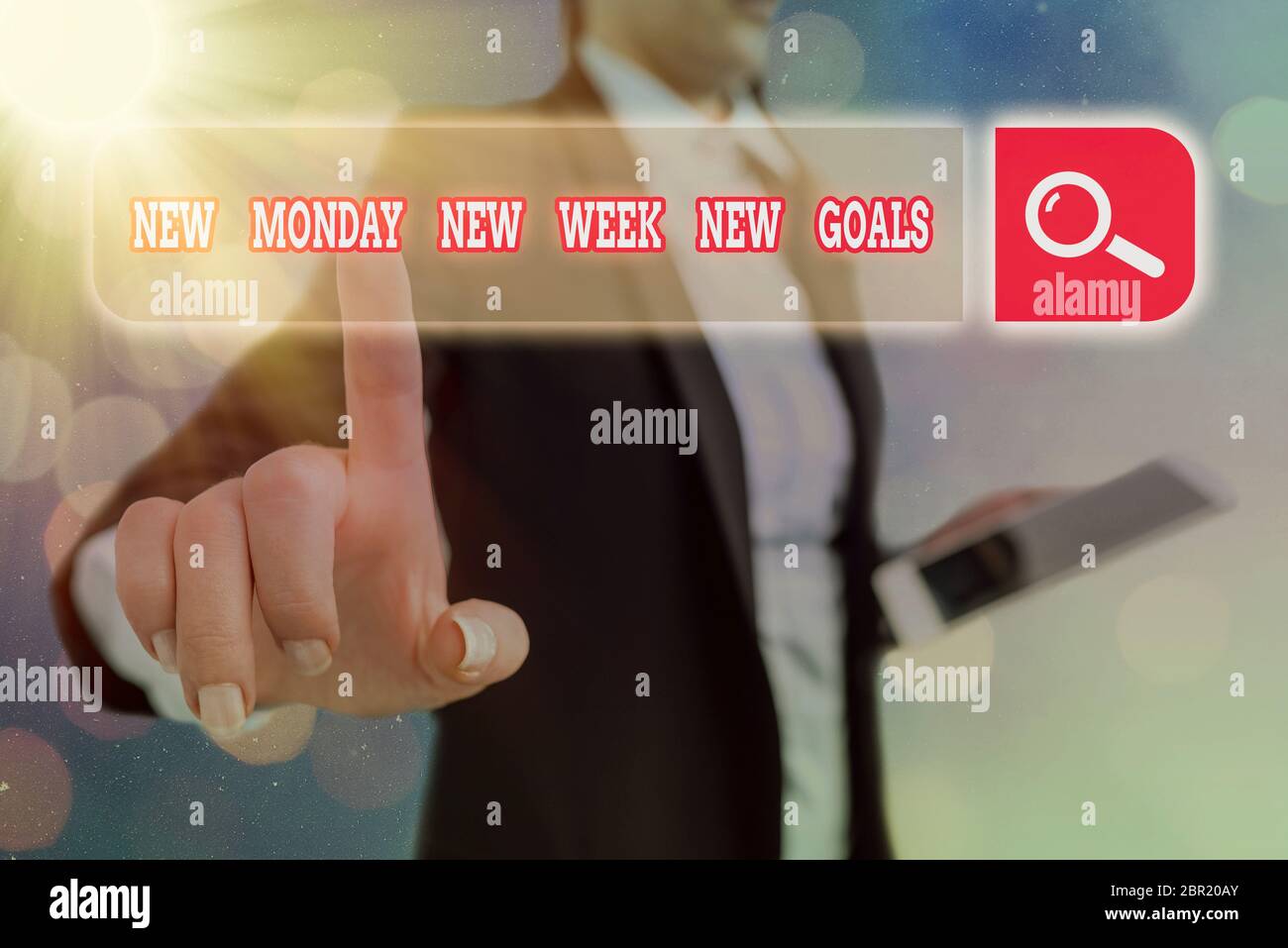 Conceptual hand writing showing New Monday New Week New Goals. Concept ...