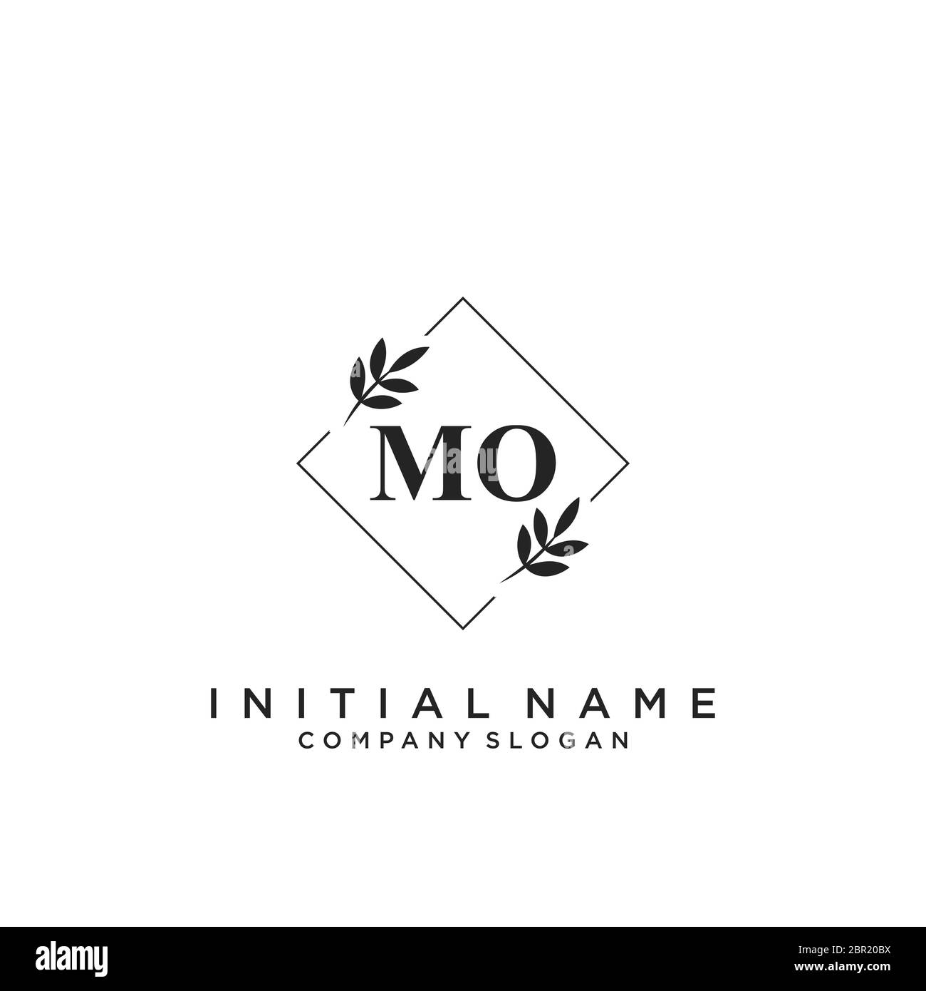 Mo letter logo Stock Vector Images - Alamy
