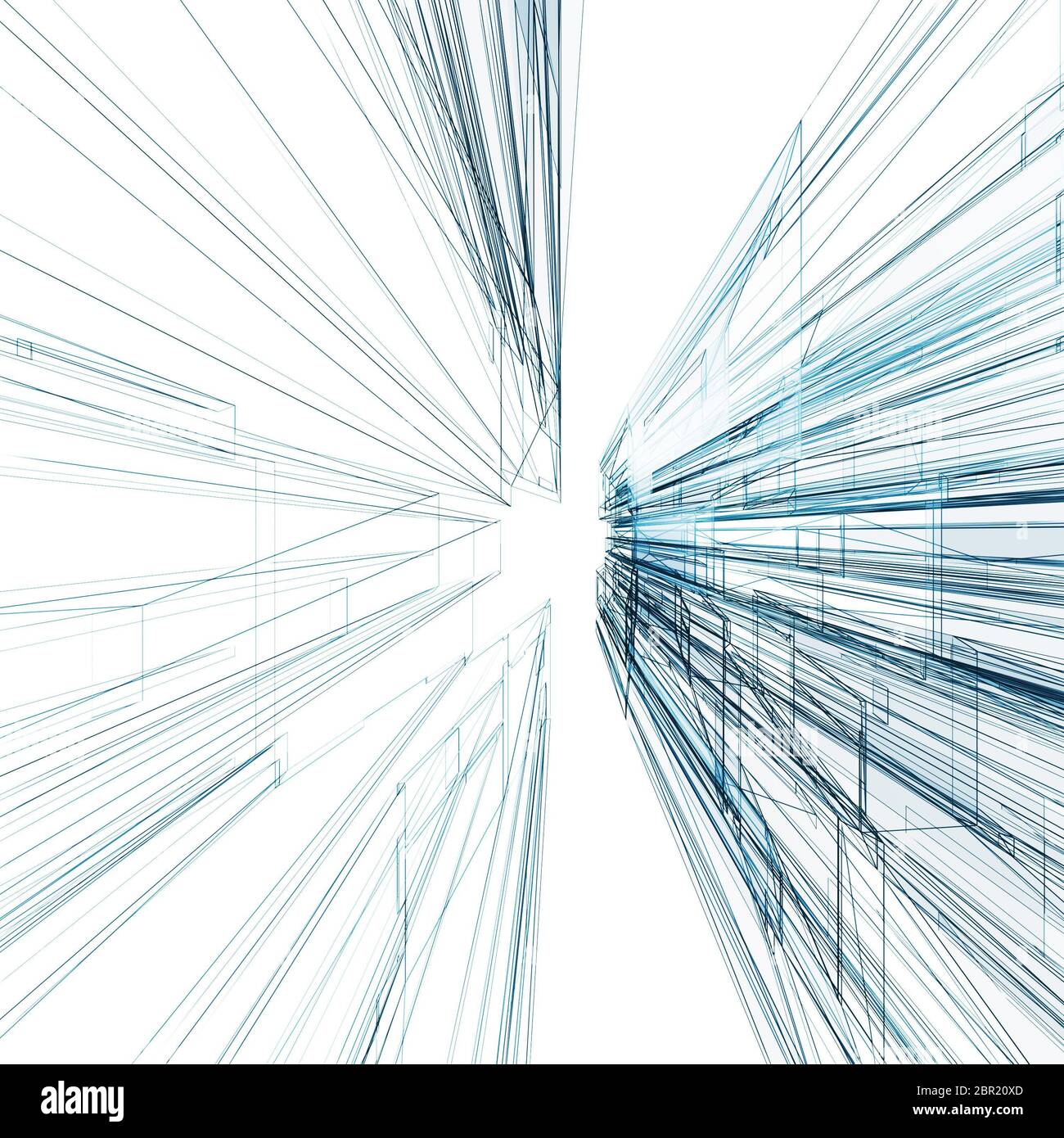 Abstract architecture. Concept view background 3d rendering Stock Photo ...