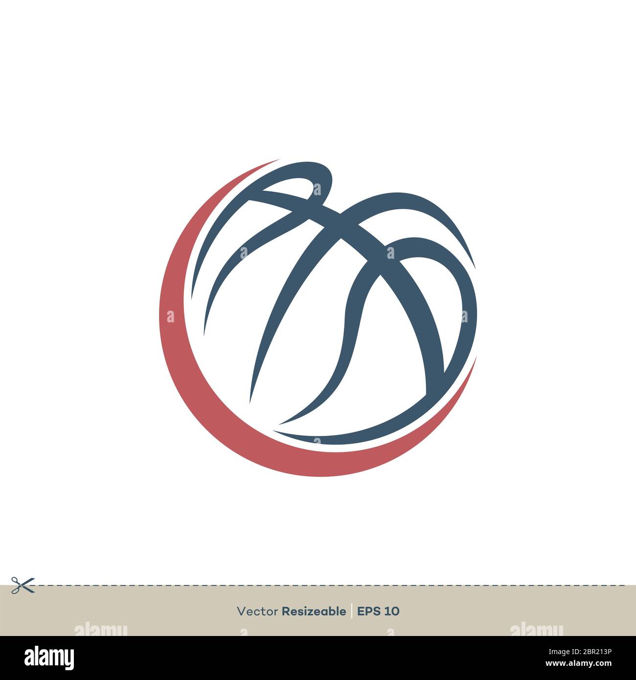 Simple basketball logo hi-res stock photography and images - Alamy