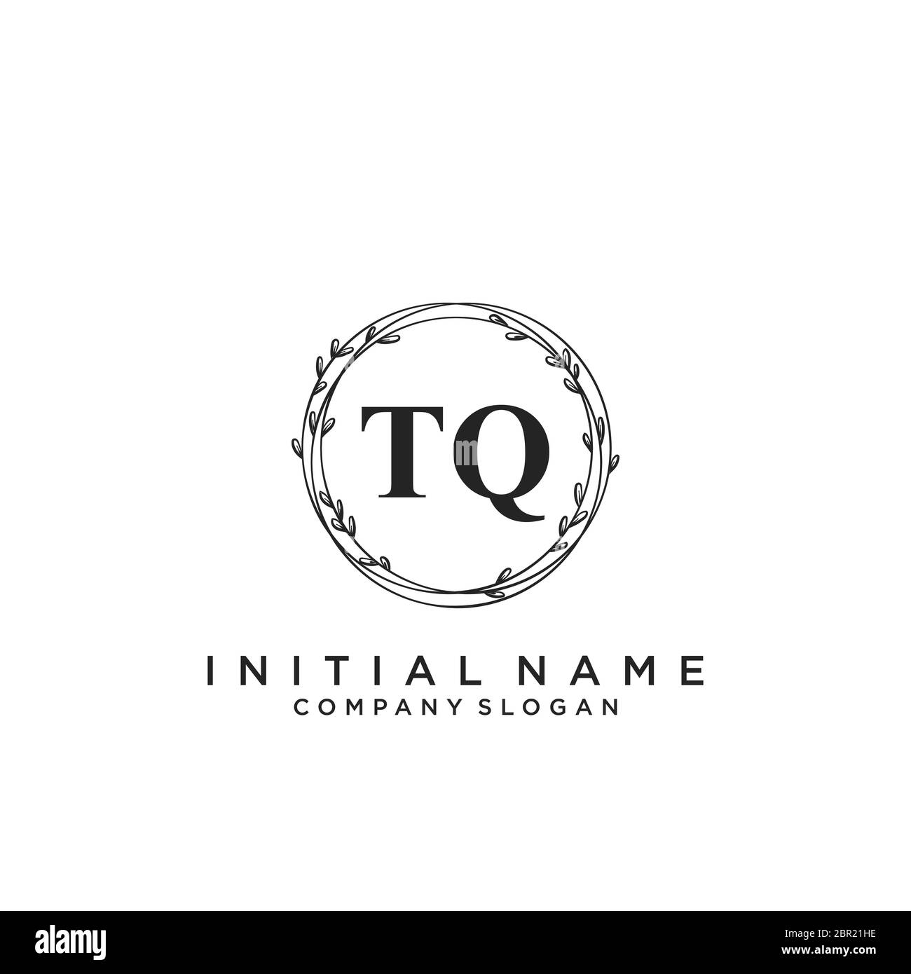 Tq initials logo Stock Vector Images - Alamy
