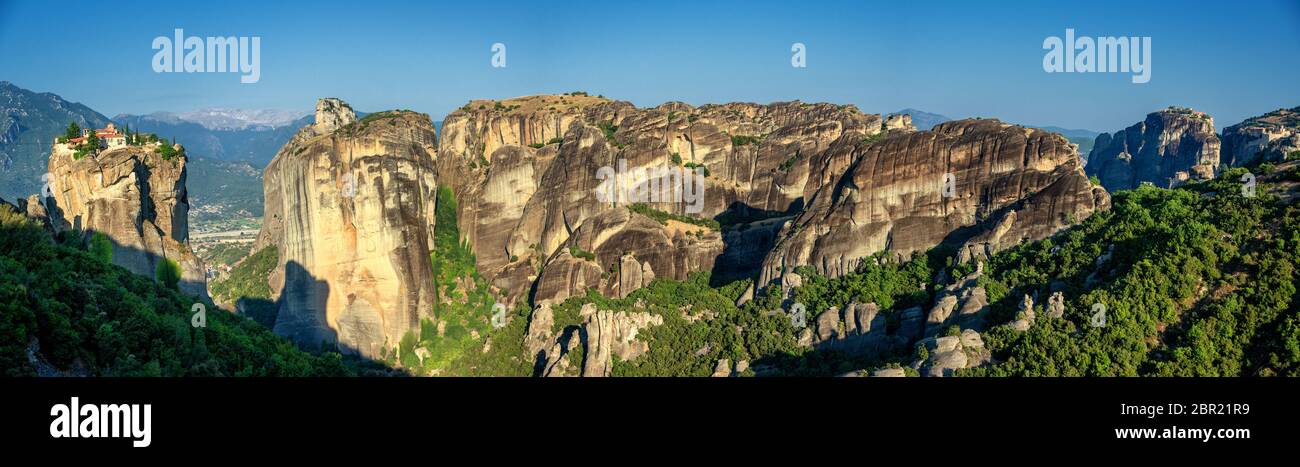Amazing View on the Rock formations with the famous Monasteries in ...