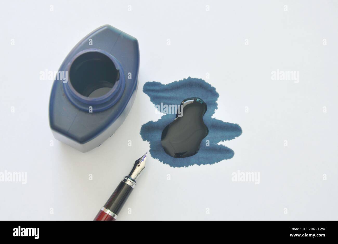 Fountain pen ink stain hi-res stock photography and images - Alamy