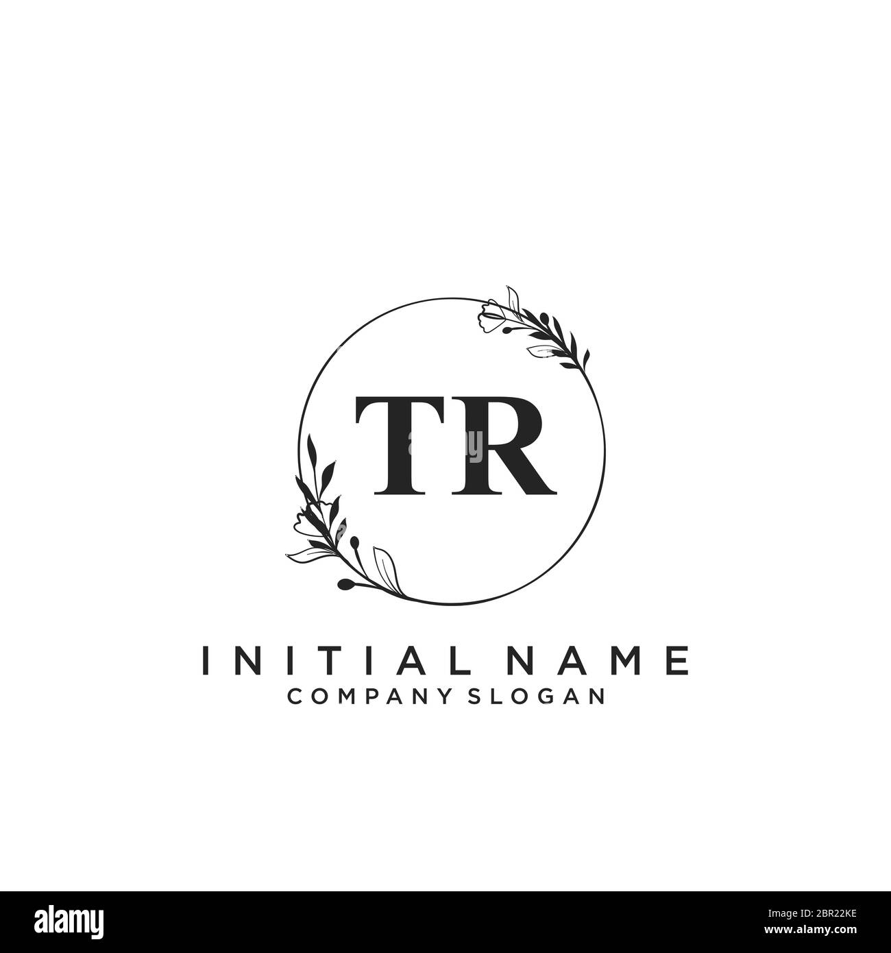 Tr initials logo Stock Vector Images - Alamy