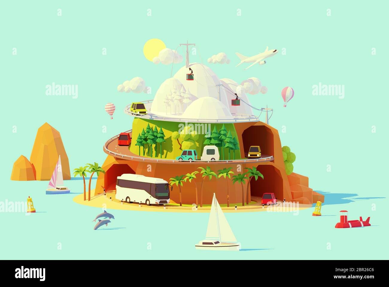 Transportation travel tourism Stock Vector Images - Alamy