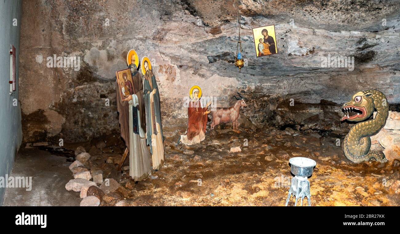 Inside of Mega Spilaio; one of the most historical monasteries of ...