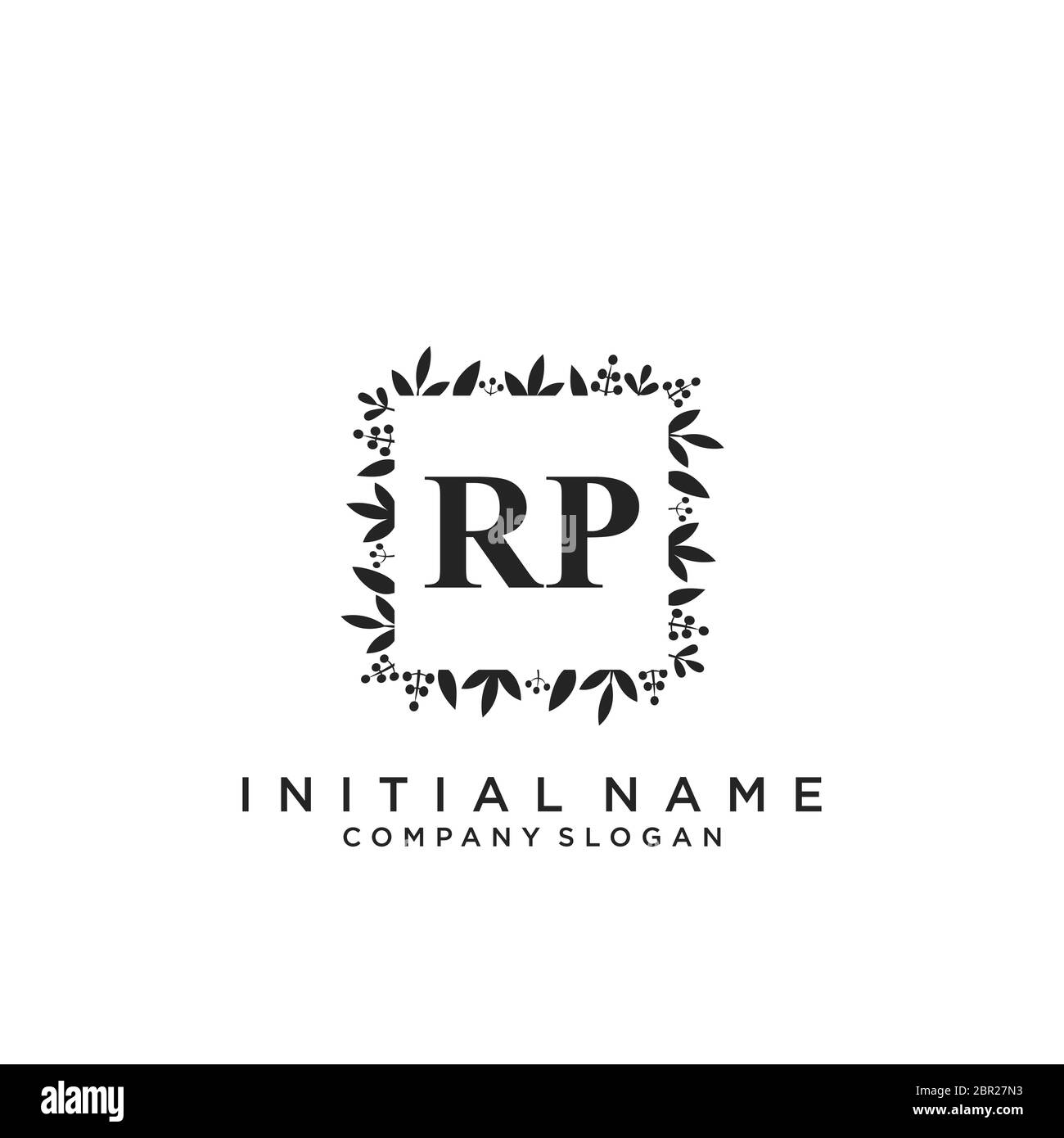 Rp initials logo hi-res stock photography and images - Alamy