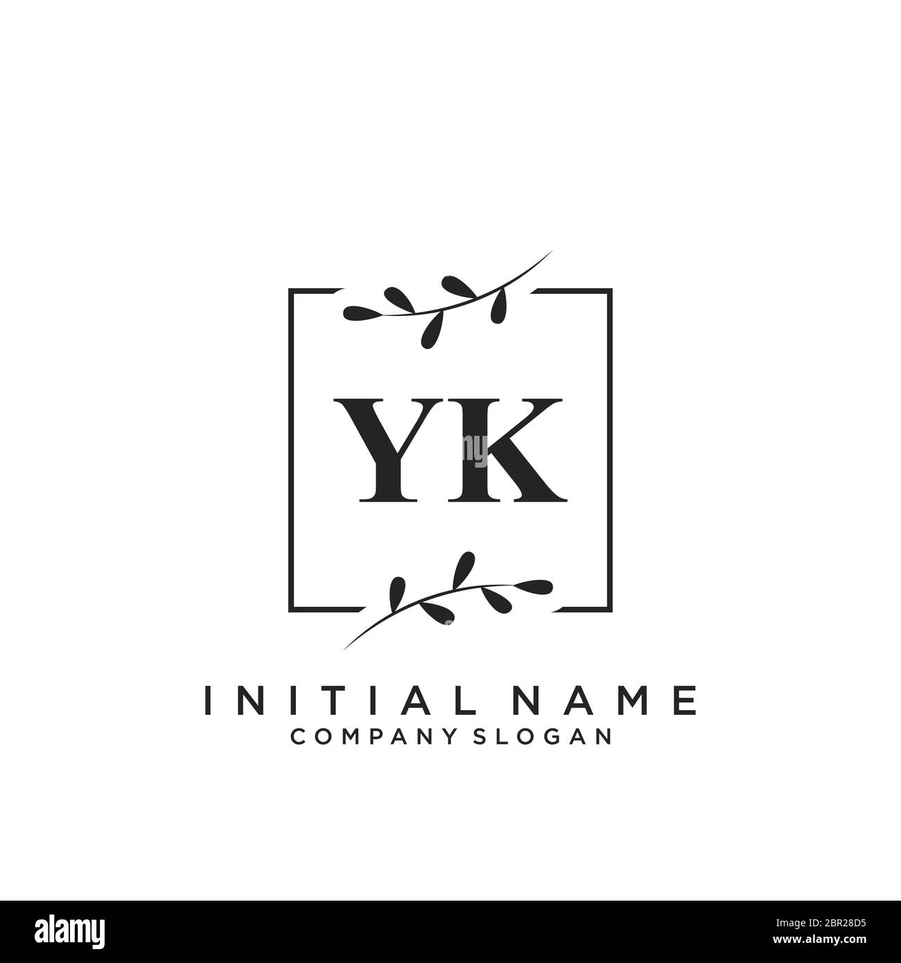 Letter yk logo hi-res stock photography and images - Alamy