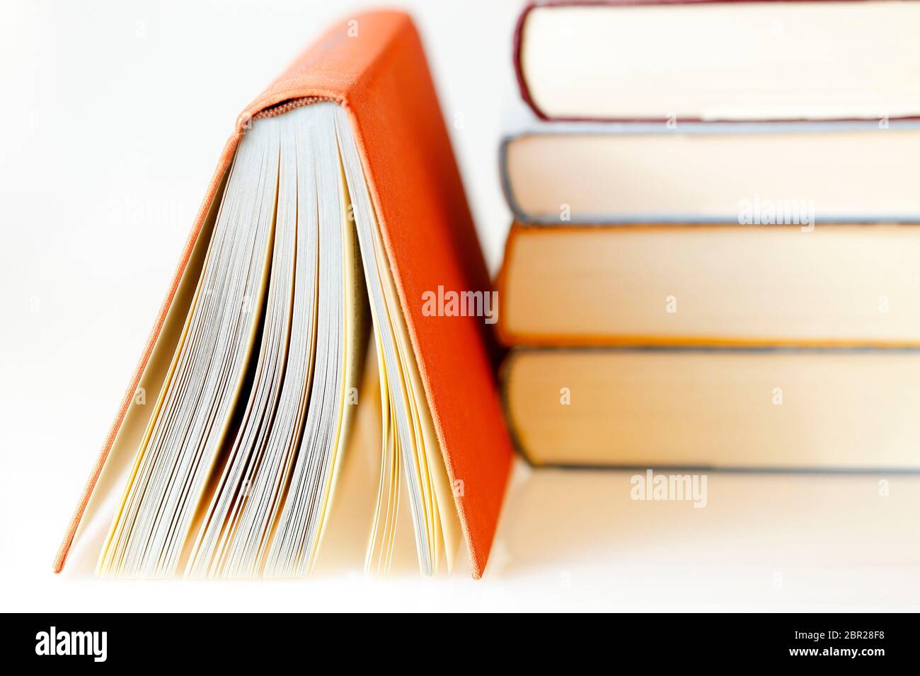 Different colour books hi-res stock photography and images - Alamy