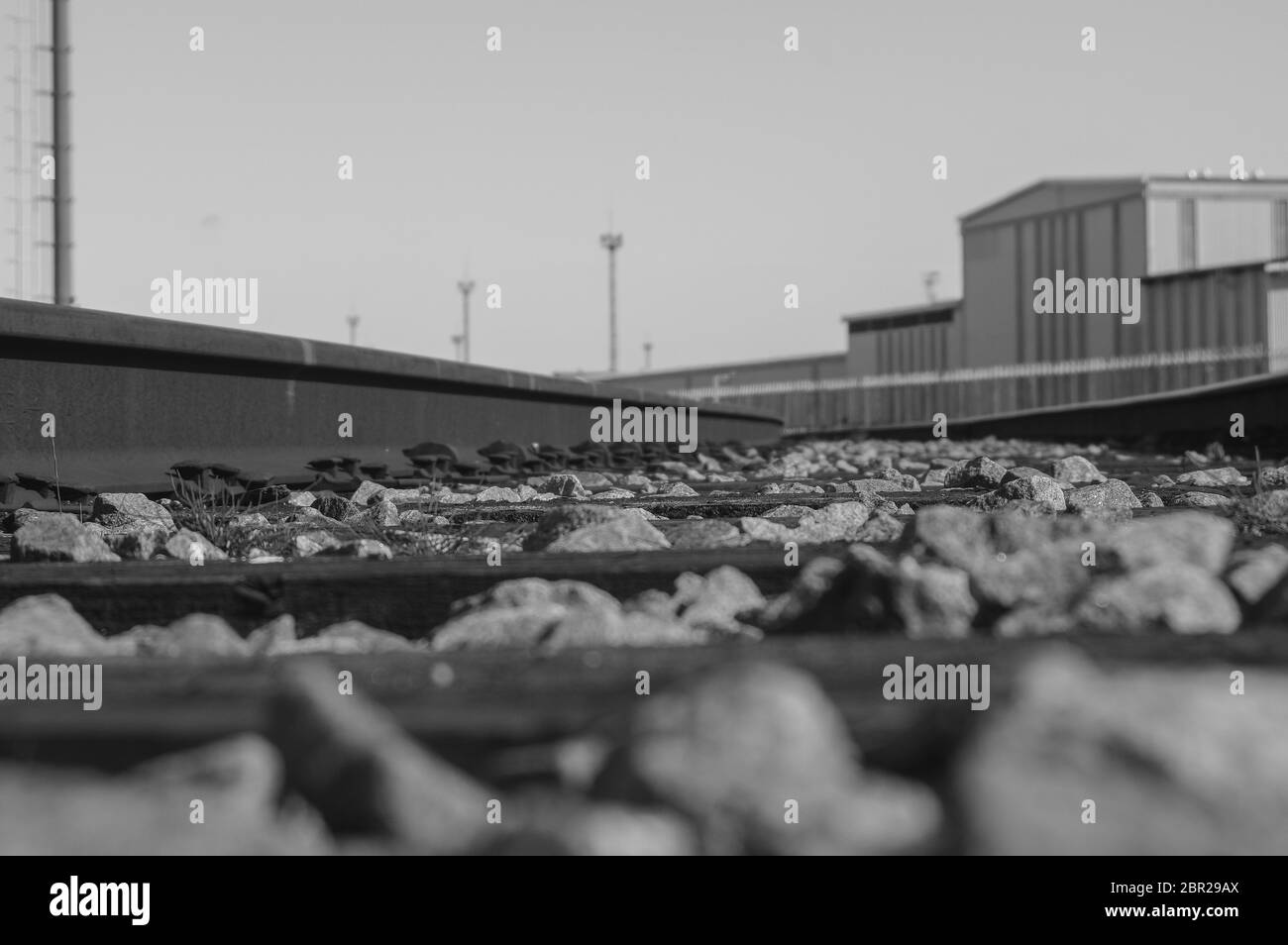 Heavy rail route Black and White Stock Photos & Images - Alamy