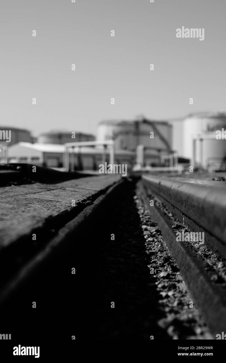 Heavy rail route Black and White Stock Photos & Images - Alamy