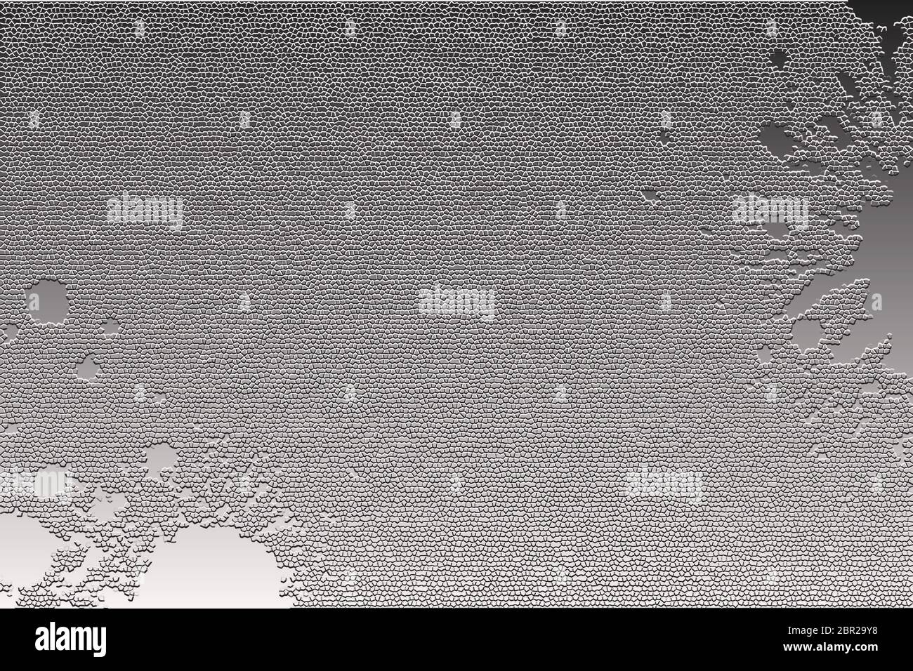 Abstract silver 3D textured backdrop graphic with wet splatter effect ...