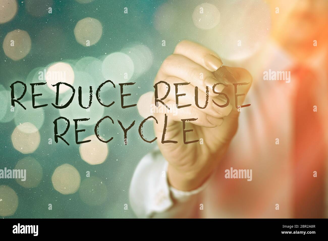 Word writing text Reduce Reuse Recycle. Business photo showcasing ...
