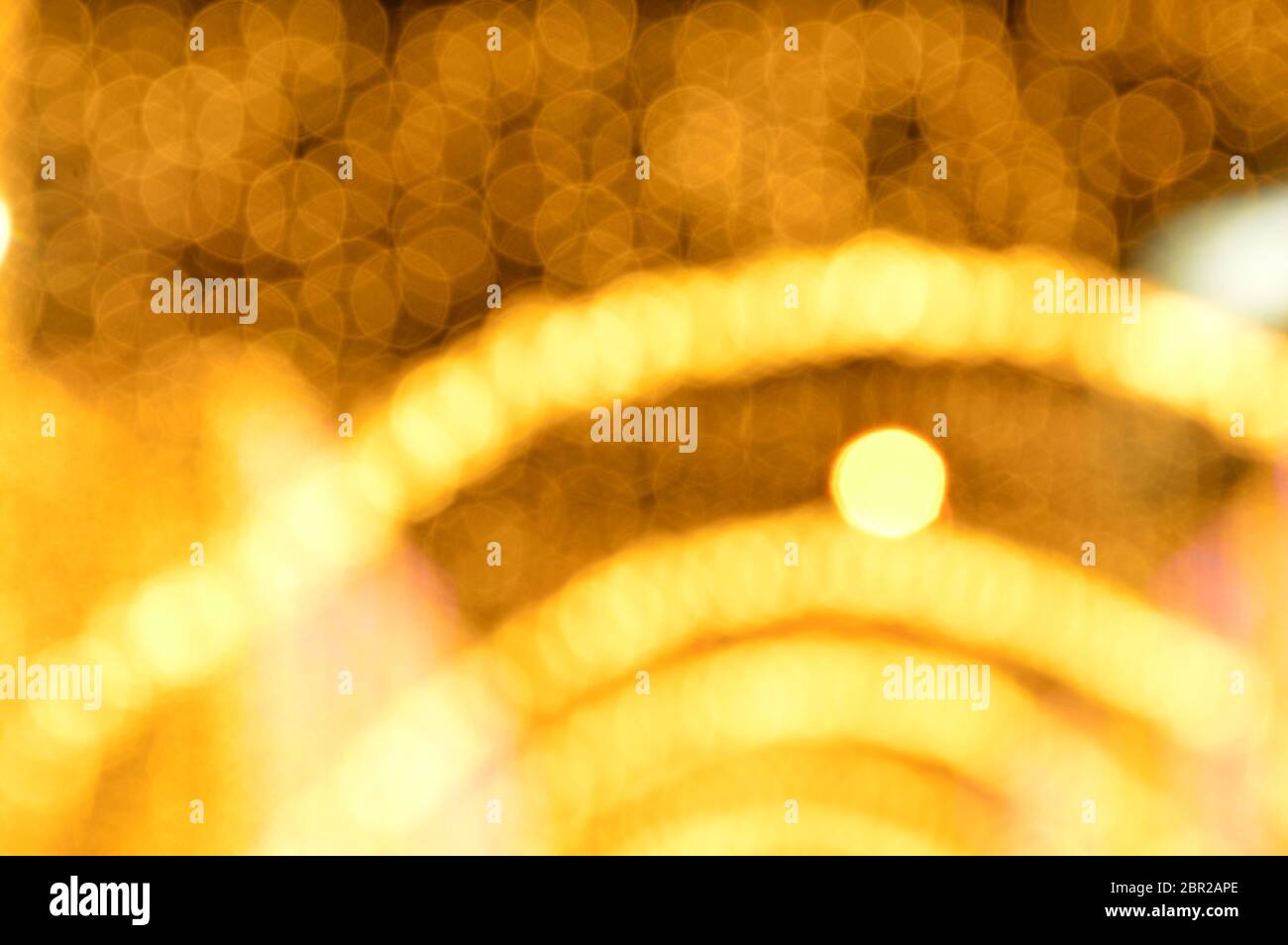 blurry yellow light background and texture in night Stock Photo - Alamy