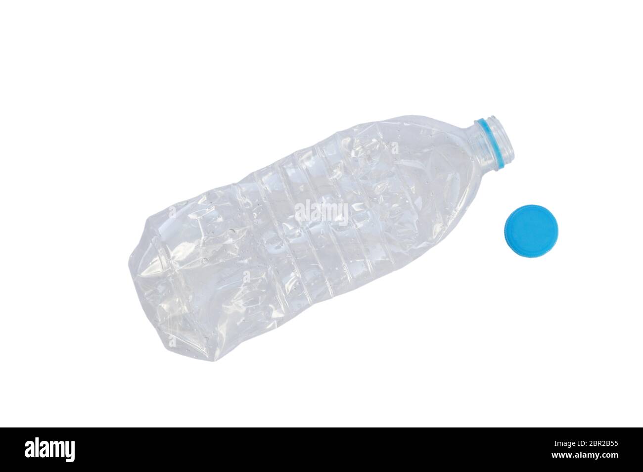 Broken white plastic bottle Cut Out Stock Images & Pictures - Alamy