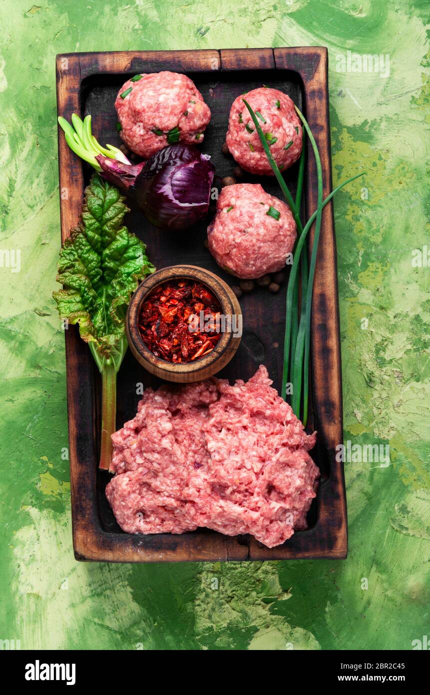 Force meat hi-res stock photography and images - Alamy