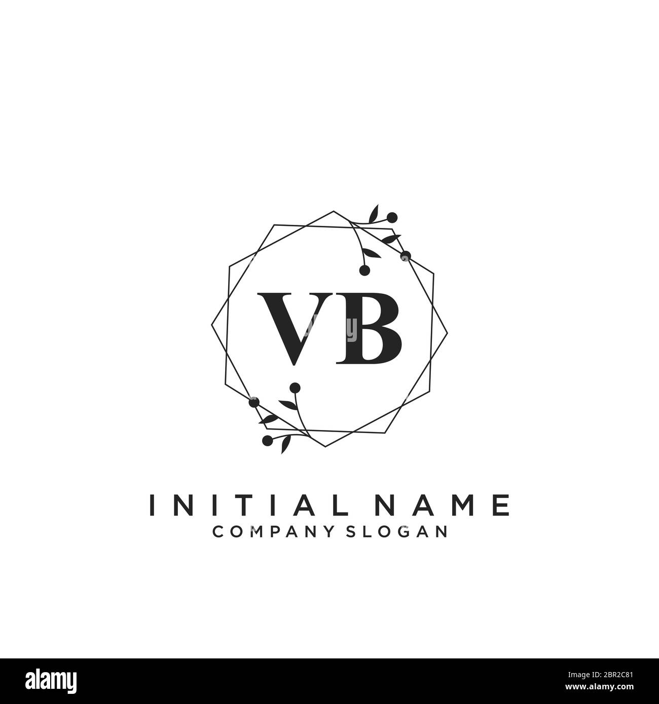 Vb initials logo Stock Vector Images - Alamy