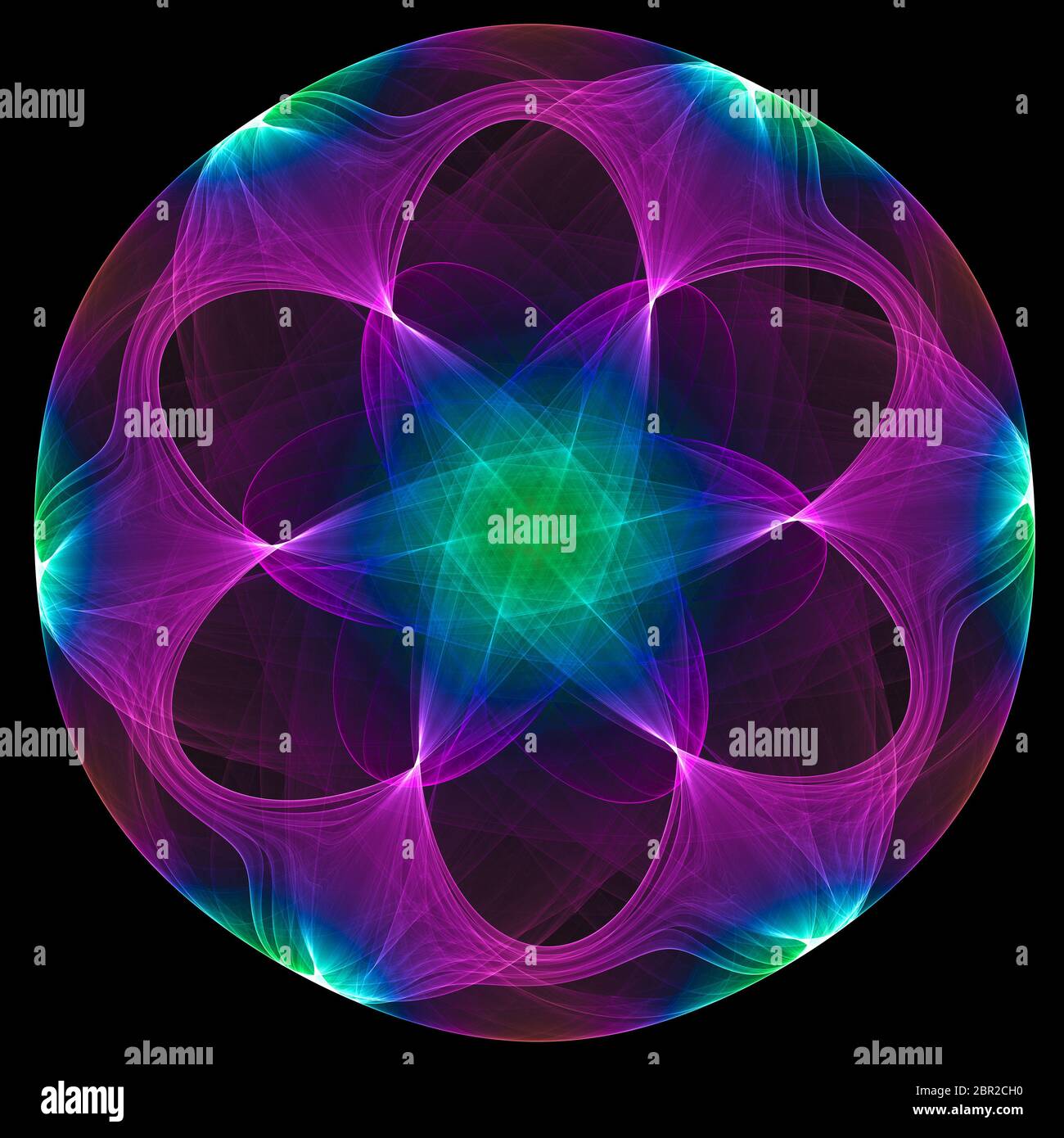 mandala type colorful symbol, intricate details Stock Photo - Alamy