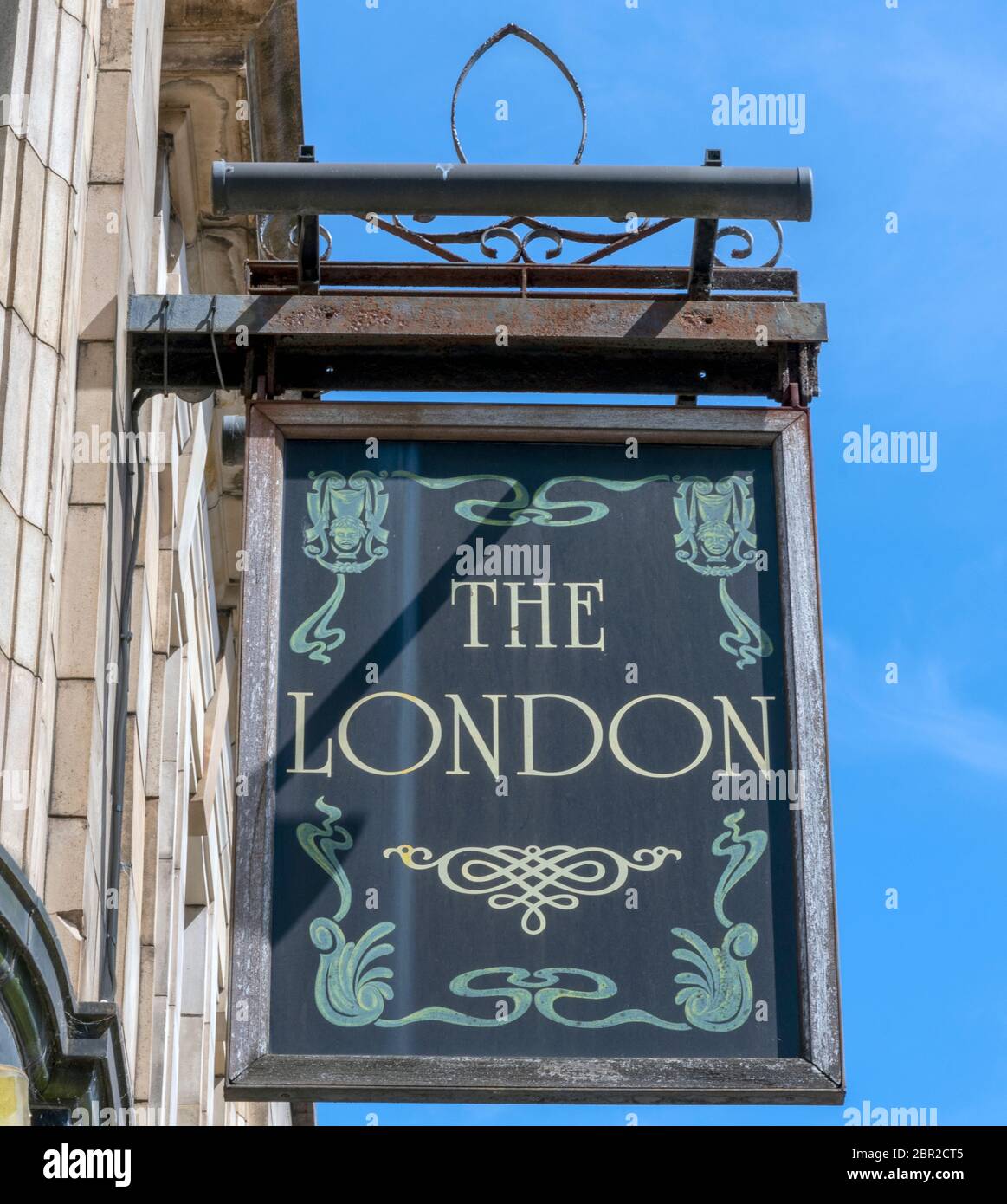 Traditional hanging pub sign at The London Hotel - public house - 2 ...