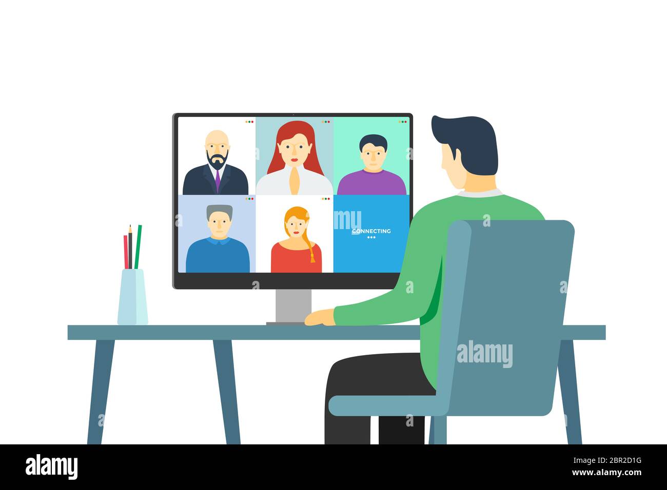 Group people seminar web Stock Vector Images - Alamy