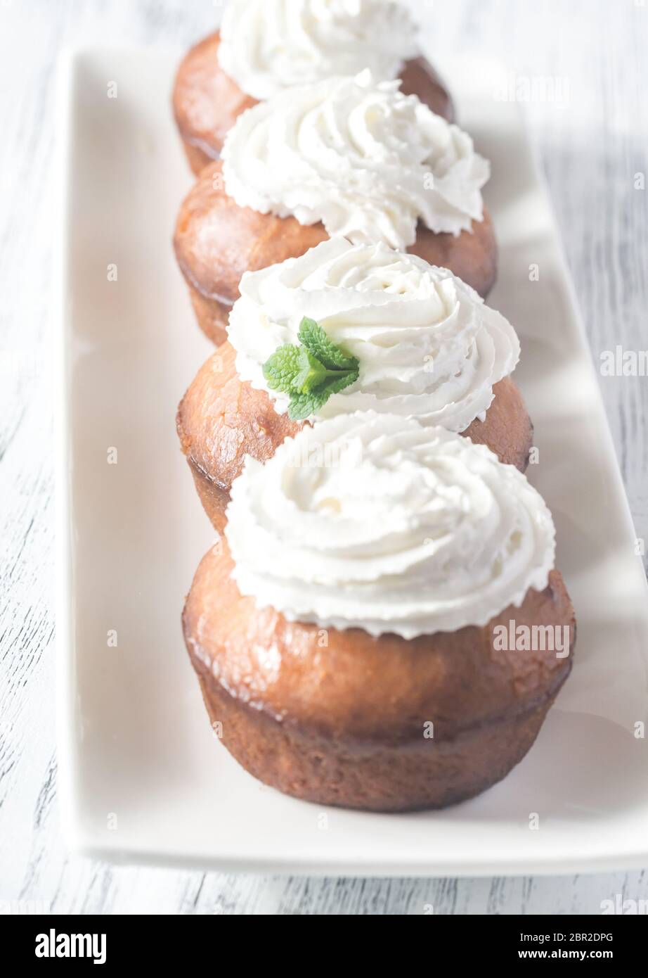 Rum Baba On Plate High Resolution Stock Photography and Images - Alamy
